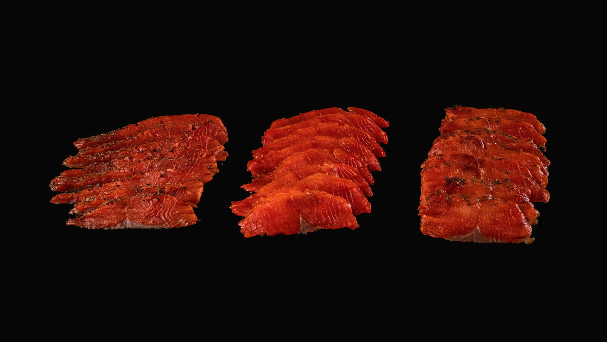 Pahle Probier-Box | Alaska Wildlachs geräuchert, graved, Basilikum ...